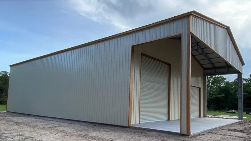 40x70 Combo metal Buildings - Economical Metal Building Kits
