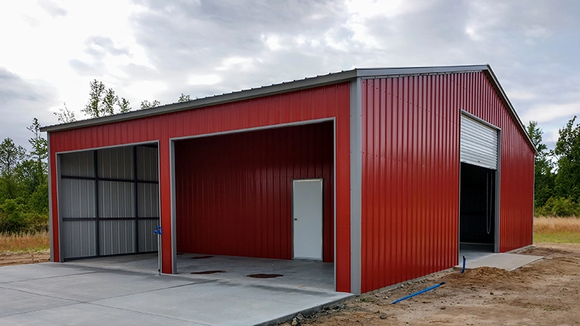 44x30 Metal Barn Building- Prefab Farm Building Prices & Info